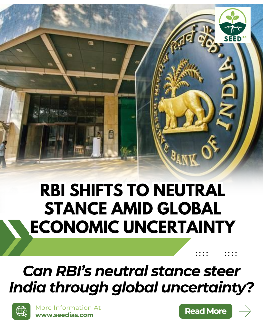 RBI Shifts to Neutral Stance Amid Global Economic Uncertainty ...