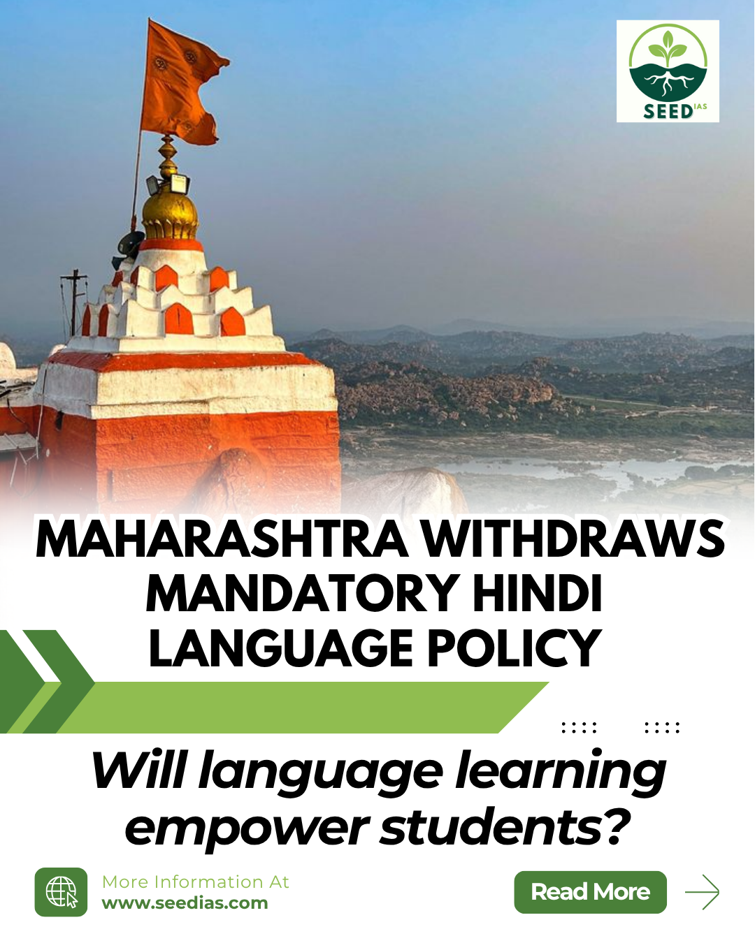 Maharashtra Withdraws Mandatory Hindi Language Policy Newsletter ...