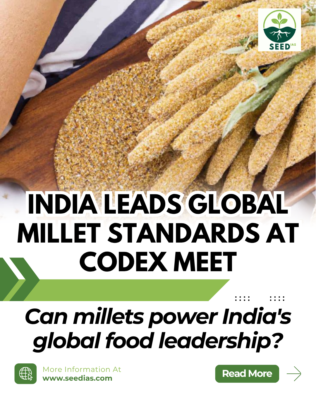 India Leads Global Millet Standards at Codex Meet Newsletter- Geography ...