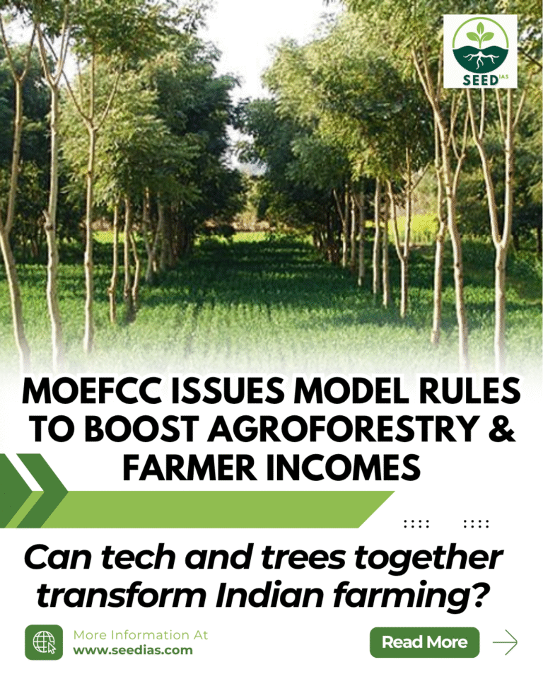 MoEFCC Issues Model Rules to Boost Agroforestry & Farmer Incomes ...