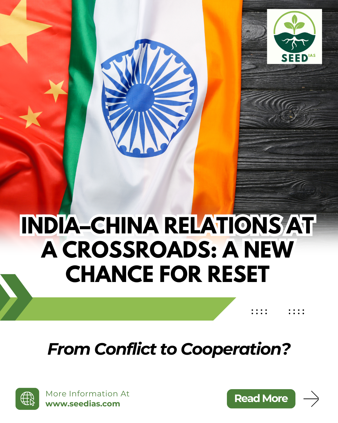 India–China Relations at a Crossroads: A New Chance for Reset ...