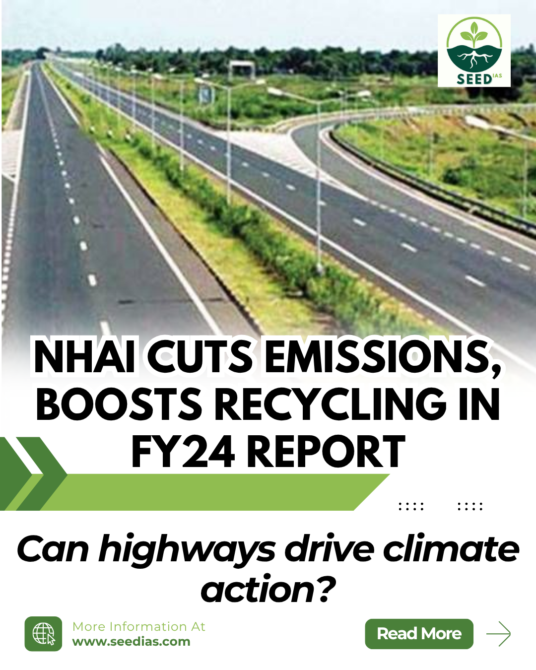 NHAI Cuts Emissions, Boosts Recycling in FY24 Report Newsletter ...